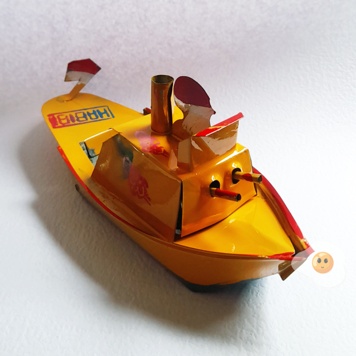 Mainan kapal Perahu Tradisional atau Kapal Otok-Otok Untuk Anak Ukuran ...