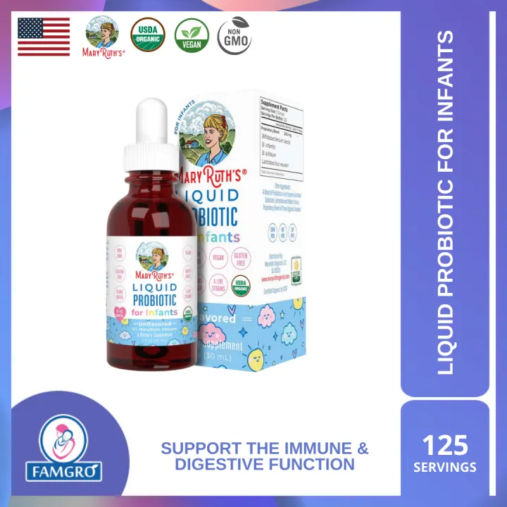 Mary Ruth VEGAN Liquid Probiotic for Infants - 1 Oz | Lazada PH