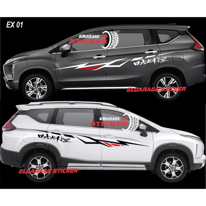 Stiker mobil mitsubishi xpander cutting sticker mobil xpander terbaru ...