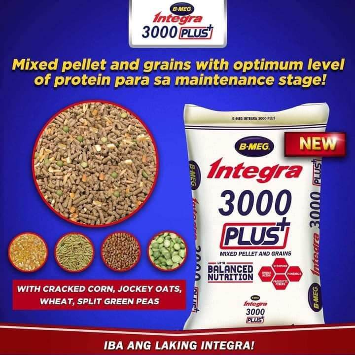 [CL REYES AGRIVET] SAN MIGUEL B-MEG INTEGRA 3000+ (PLUS} ( RE-PACKED ...