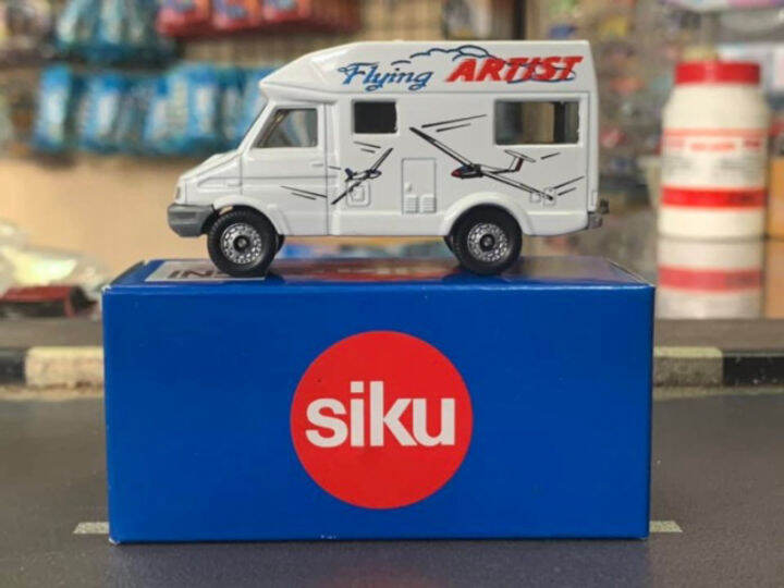 Diecast Siku Iveco Camper Flying Artist White | Lazada Indonesia