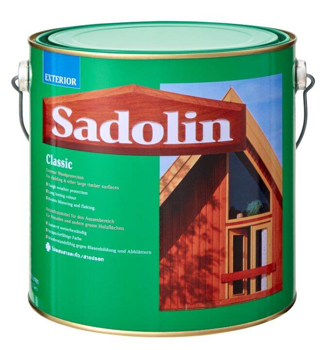 Sadolin Classic ซาโดลิน คลาสสิค สีย้อมไม้ชนิดด้าน ผสมสารป้องกัน UV ...