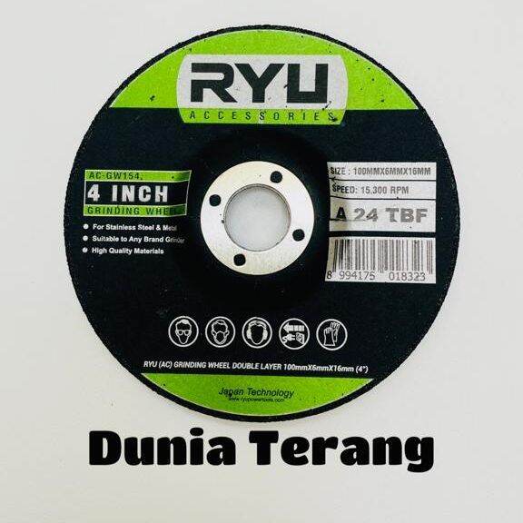 RYU Batu Gerinda Selep 4 in A24 - Batu Gosok Grinda 4in x 6RYU - Mata ...