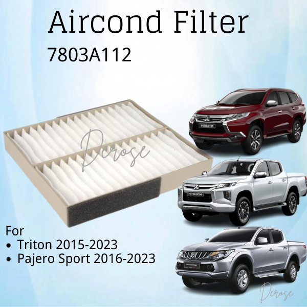 Mitsubishi Triton (2015-2020) / Pajero Sport 2016-2023 Cabin Air Filter ...