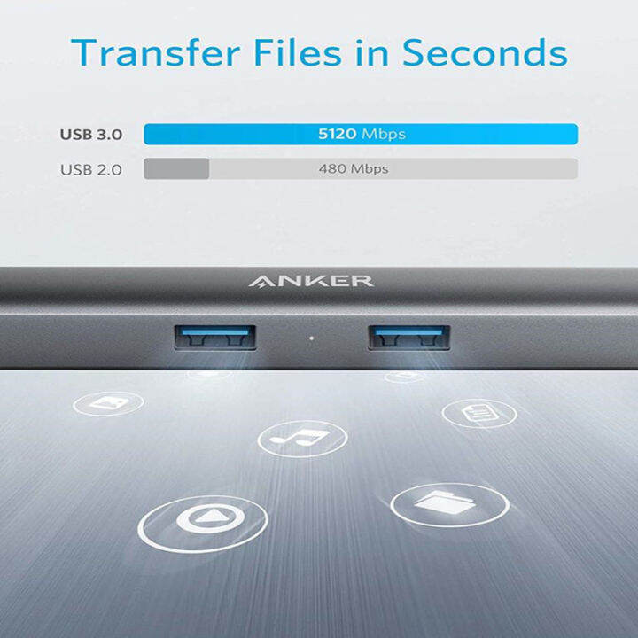 Anker HDMI docking station USB-C expands notebook MacBook converter 4K ...