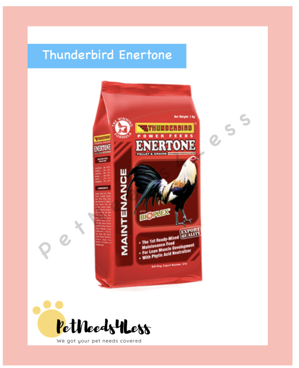 Thunderbird Power Feeds Enertone 1 Kilo | Lazada PH