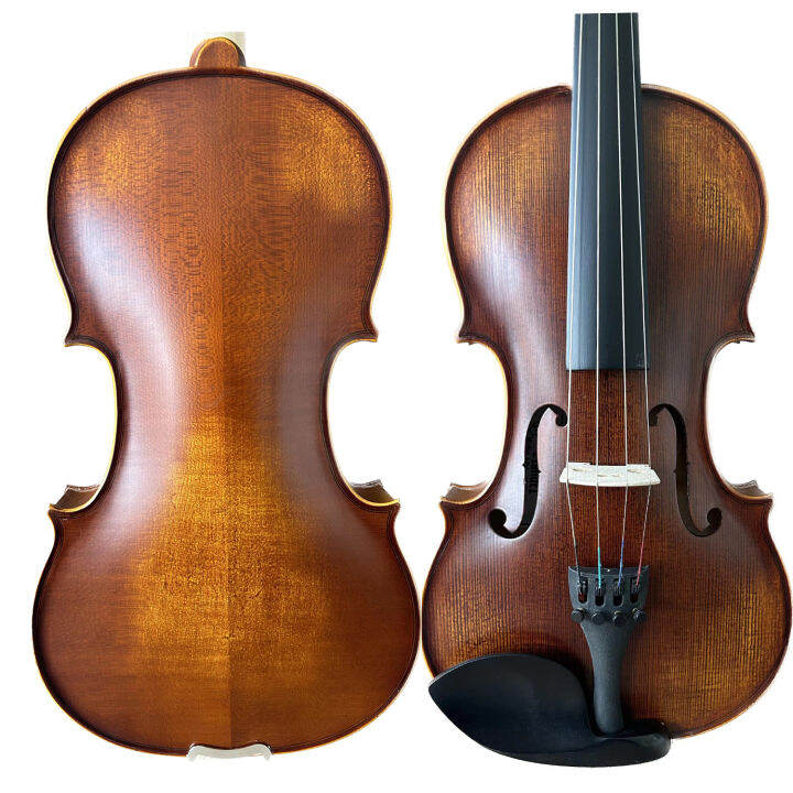 4/4 Handmade Violin All Solid Wood Beginner Use Violin Practice playing ...
