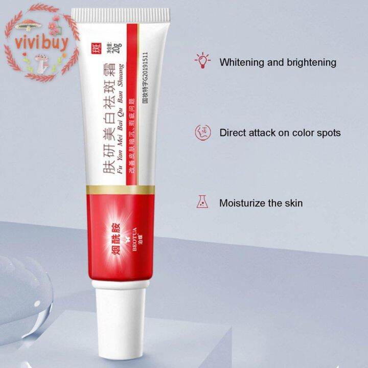 【vivi】Dark Spot Corrector Skin Whitening Fade Cream Lightening Blemish Removal Serum Reduces Age ...
