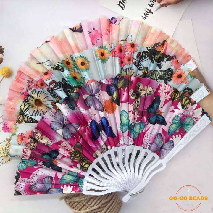 Plastic butterfly design pamaypay folding fan | Lazada PH