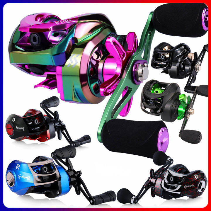 Sougayilang Gulungan Pancing Rasio Gigi 7.2: 1 Tarikan Maksimum 10-15kg ...