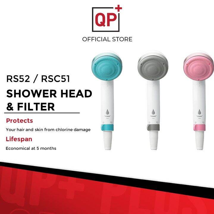 TORAYVINO DECHLORINATING SHOWER HEAD RS52 & REPLACEMENT FILTER FOR ...