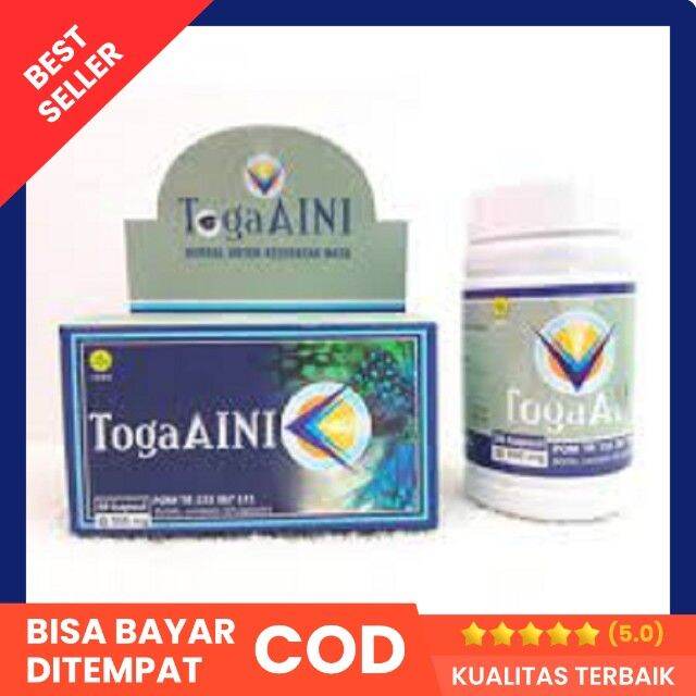 KAPSUL OBAT MATA TOGA AINI /Toga Aini Herbal Untuk Kesehatan Mata ...