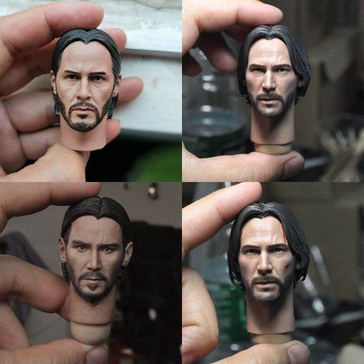 New 1/6 Scale Male Soldier Kill God Keanu Reeves Head Sculpture 2.0 ...
