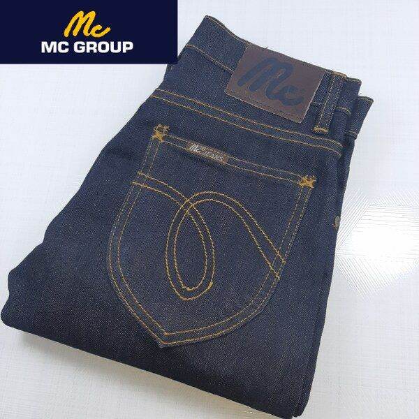 Mc Jeans กางเกงยีนส์ ขาเดฟ ผ้ายึด สี Midnight (กระดุม) ถ่ายจากสินค้าจริง | Lazada.co.th