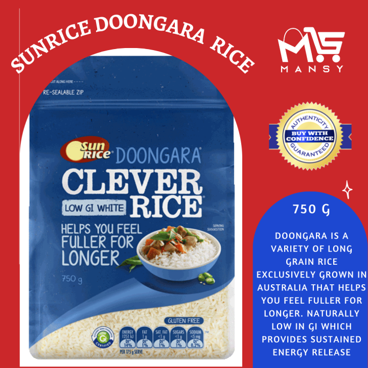 Sun Rice Clever Rice Doongara Low GI - 750G | Lazada PH
