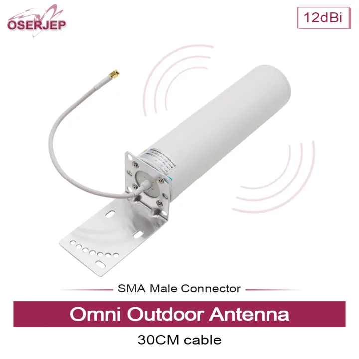 OSERJEP 12idb 2G 3G 4G External Antenna with Sma Connector Antenne Sma ...