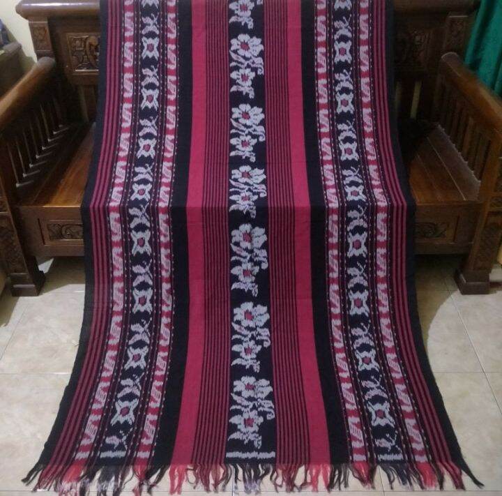 Kain Tenun Etnik Kain Tenun Blanket Kain Tenun Troso Motif Mawar ...