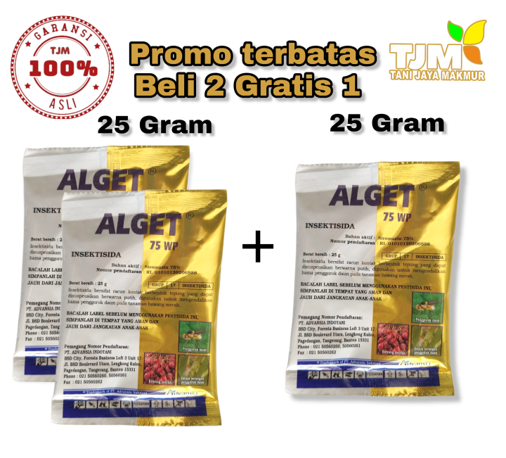 ALGET 75 WP 25 GRAM insektisida alget siromazin 75 persen obat lalat ...