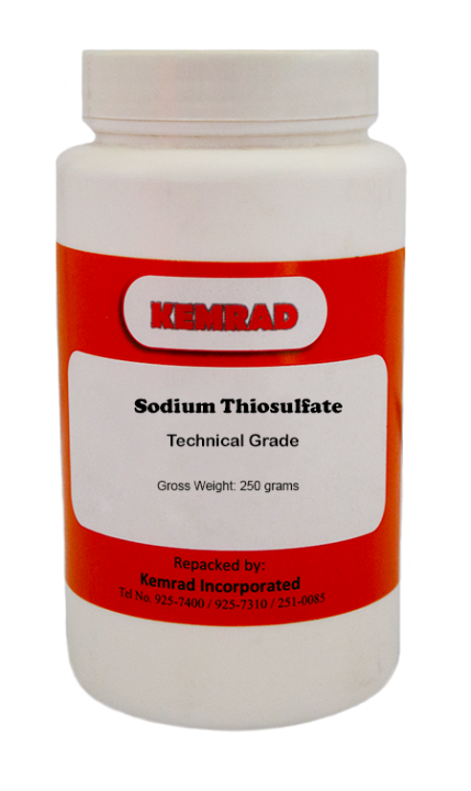 Kemrad Sodium Thiosulfate / Sodium Hyposulfite Gross Weight: 250 Grams ...