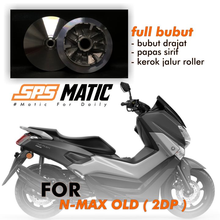 pulley racing Nmax 2DP pulley bubut pully bubut nmax old Kode 2DP N-max ...