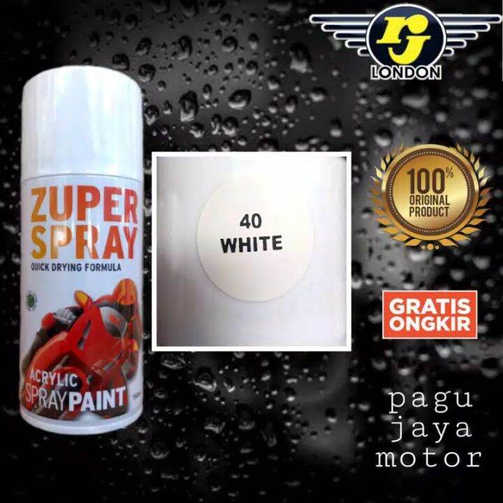 putih white 150cc zuper spray rj london cat semprot pilox pilok pylox ...