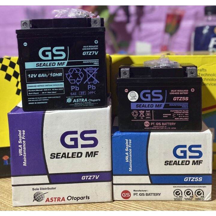 COD GTZ7V/ YTZ7V for NMAX /Aerox v1/ GTZ5S-4L Maintenance Free Battery ...
