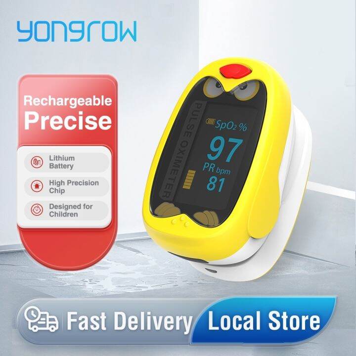 Hot feitudutuan13371 Yongrow Rechargeable Pulse Oximeter for Baby SpO2 ...