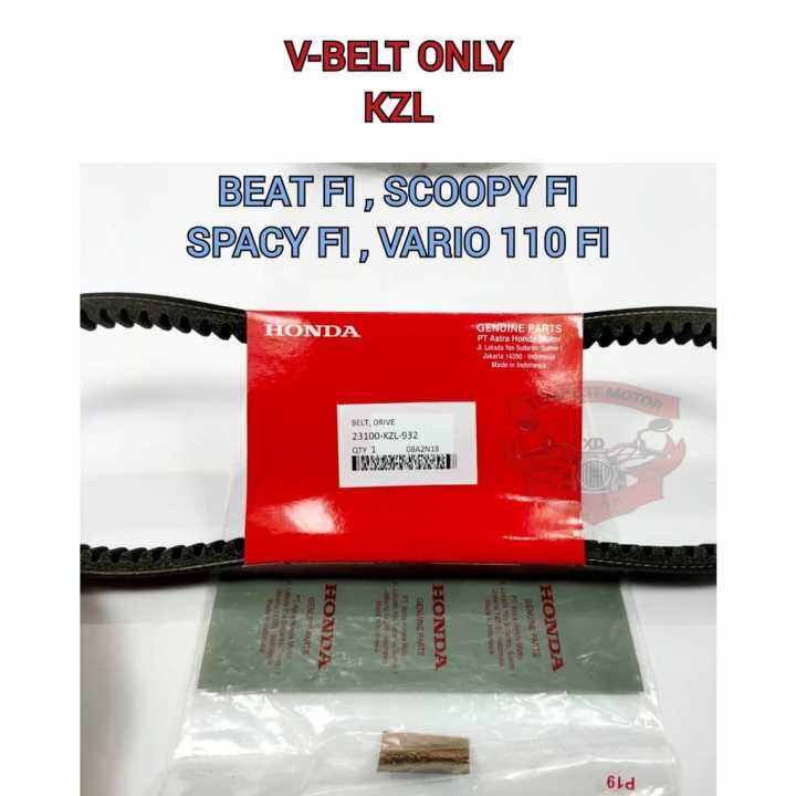 VANBELT V-BELT KZL KUALITAS ASLI ORIGINAL HONDA BEAT FI SCOOPY FI VARIO ...