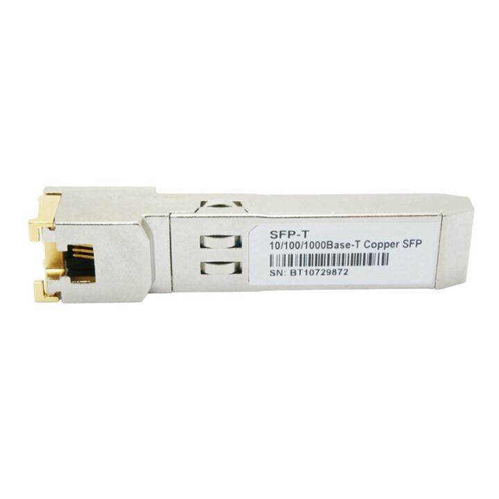 2X Gigabit RJ45 SFP Module 10/100/1000Mbps SFP Copper RJ45 SFP Transceiver Gigabit Ethernet ...