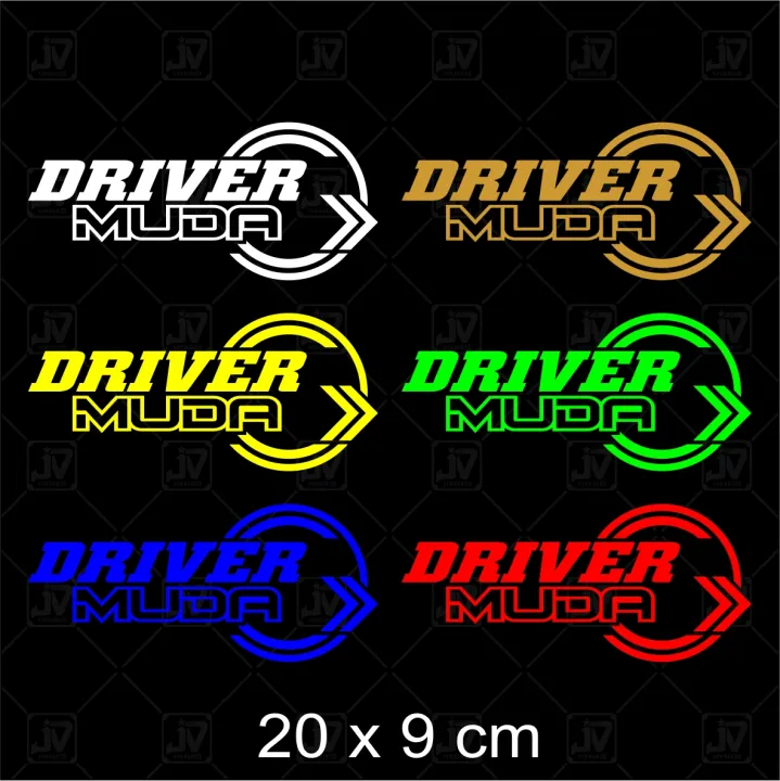 STICKER DRIVER MUDA MOTIF NEW STICKER | Lazada Indonesia