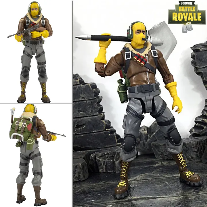 Figma ฟิกม่า Figure Action Fortnite Series ฟอร์ทไนท์ Raptor 7 Inch แร็พ ...