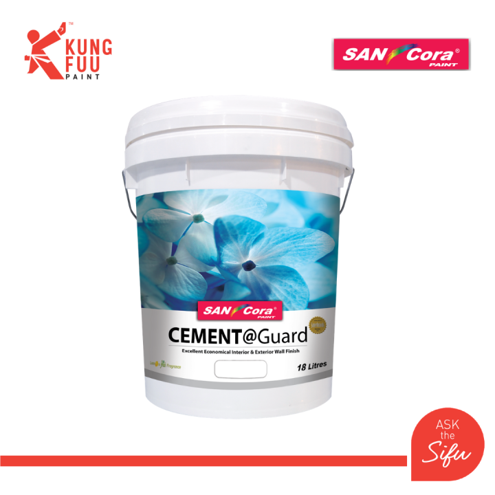 Sancora 7 Litre / 18 Litre Cement Guard Excellent Economical Interior and Exterior Wall Finish ...