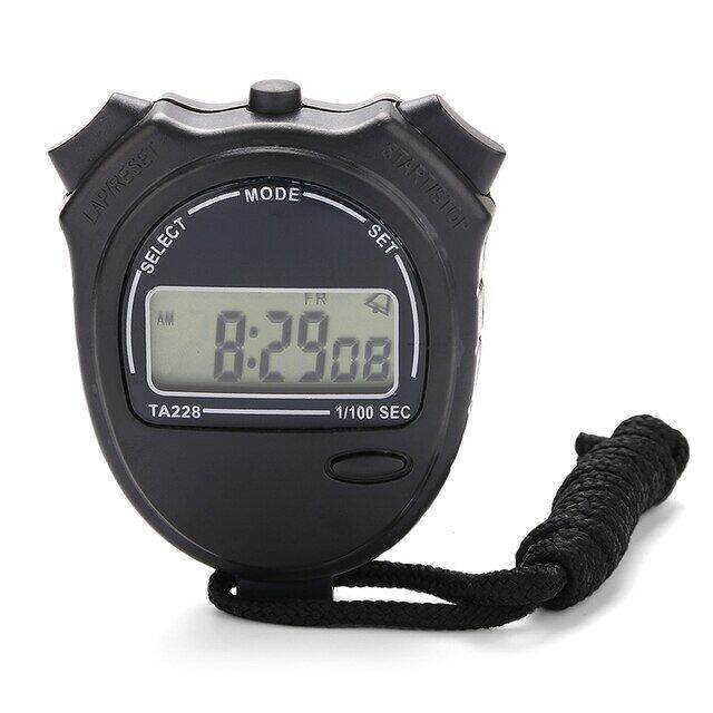 Digital Stopwatch Timer Handheld Chronograph Chronometer Sports Timer ...
