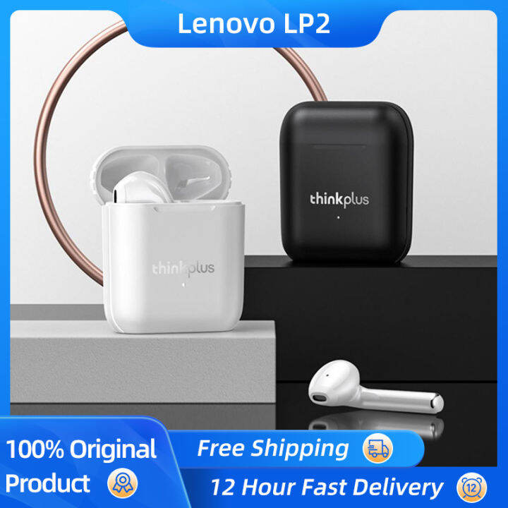 Lenovo LP2 TWS Android&IOS Bluetooth headset sports gaming true wireless Bluetooth earbuds touch ...