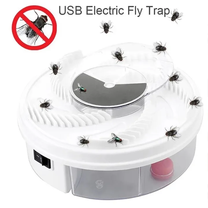 【COD】USB Flytrap Automatic Pest Catcher Fly Killer Electric Trap Device ...