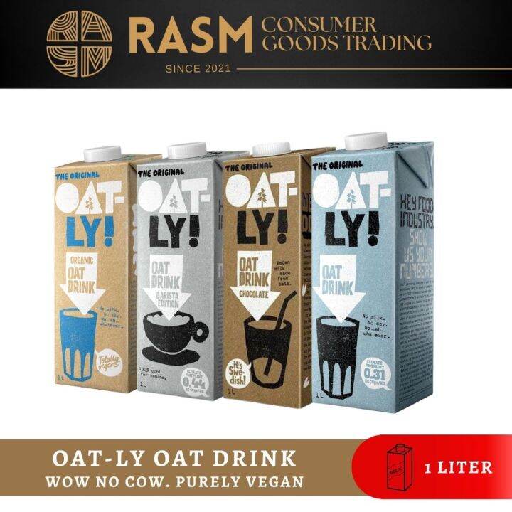 OATLY OAT DRINK 1Liter - Barista Edition Chocolate Organic Oat Drink | Lazada PH