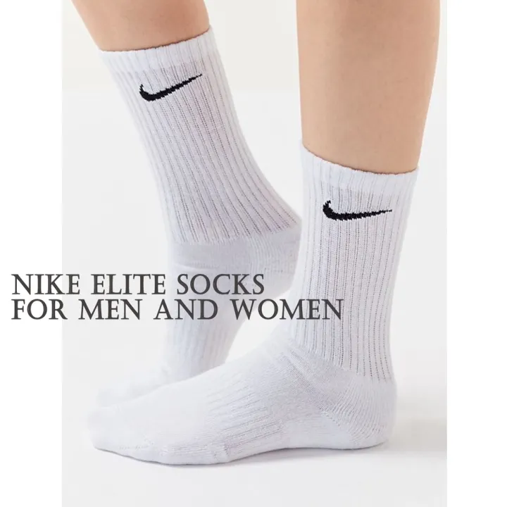 Korean High cut Socks Black and White Unisex | Lazada PH