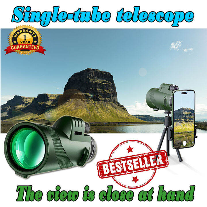 Monocular telescope 16X52 high magnification non-infrared low light ...
