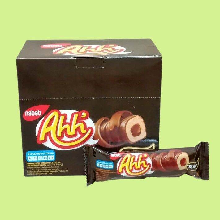 Nabati Richoco AHH Chocolate Snack 5.5gr [20 pcs/box] | Lazada Indonesia