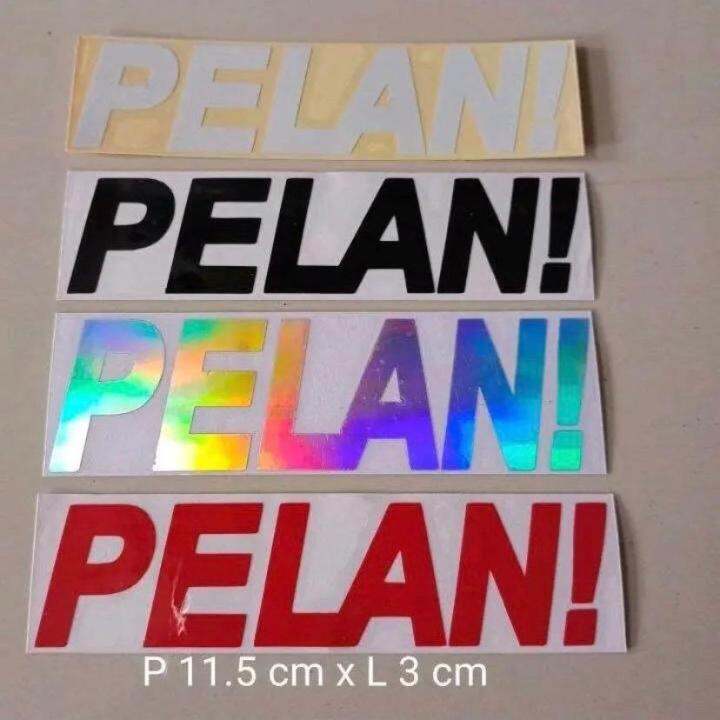 Sticker PELAN CUTTING | Lazada Indonesia