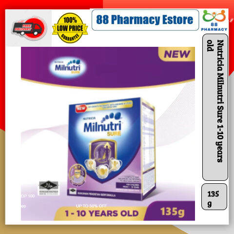 Nutricia Milnutri Sure 1-10 years old Sample 135g | Lazada