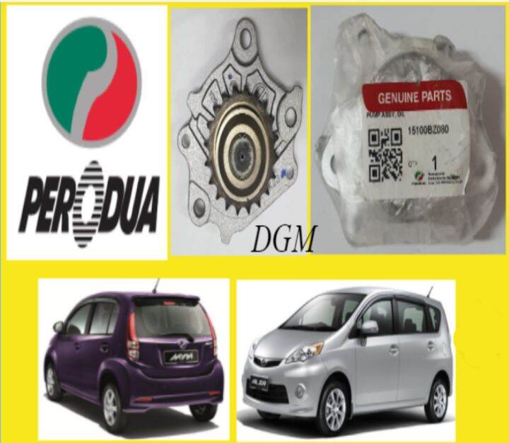 100% Original Perodua Myvi Lagi Best Alza 1.5 Engine Oil Pump ...