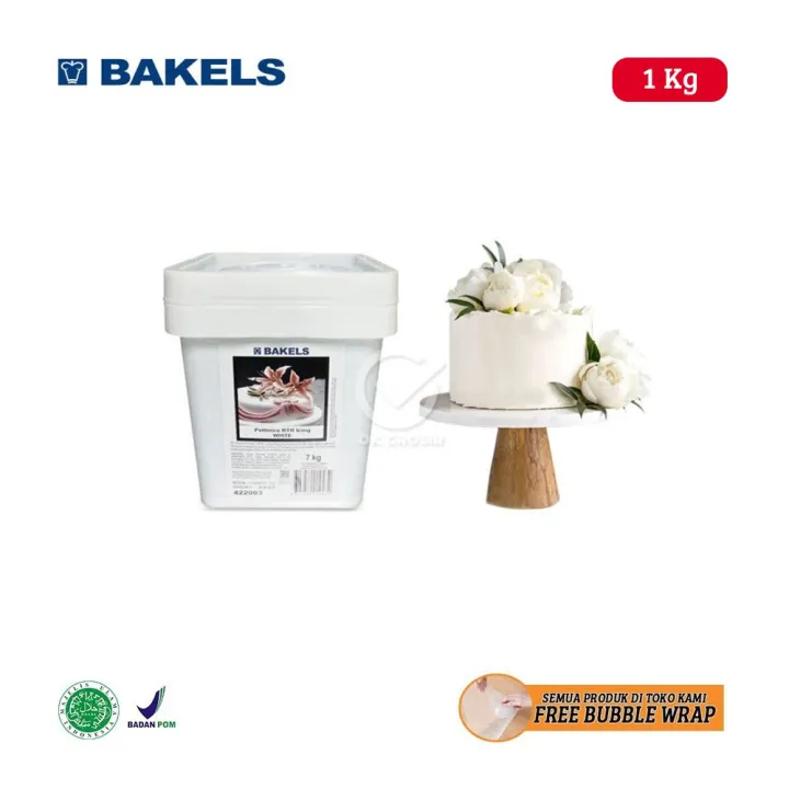 Bakels Pattenice RTR Icing Fondant White [1 kg] | Lazada Indonesia