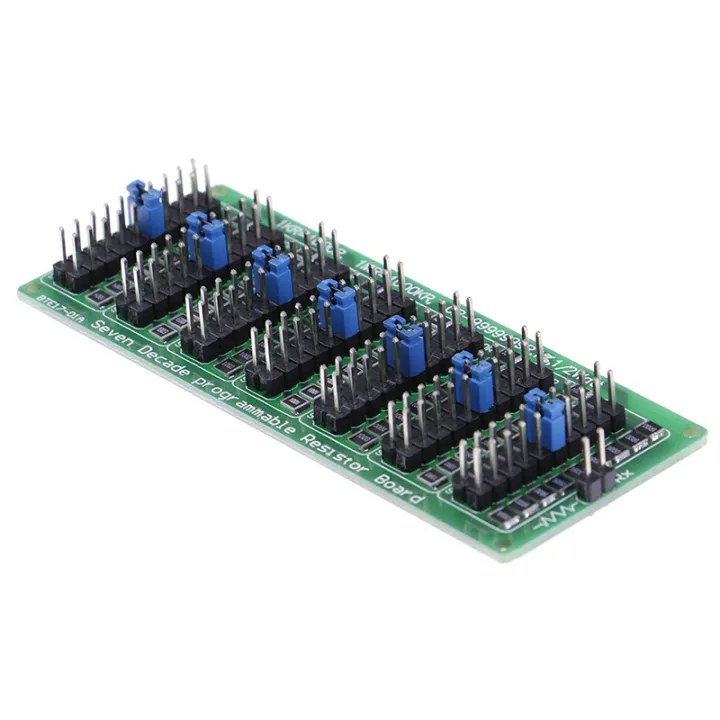 Seven Decade 1R - 9999999R Programmable Resistor Board Step 1R 1% 1/2 ...
