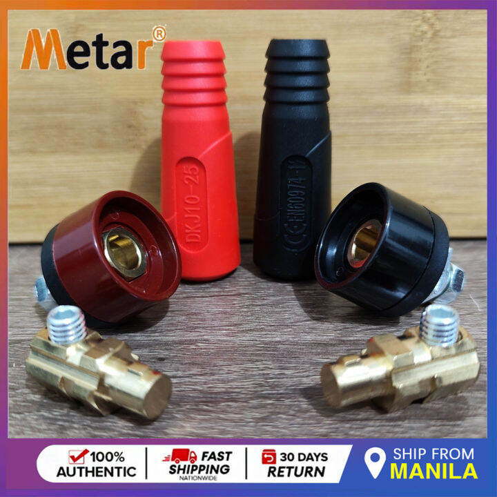 Metar Standard Welding Cable Connector Plug and Socket Set DKJ 10-25 DKZ 10-25 250A | Lazada PH