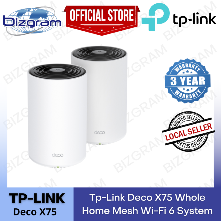 Tp-Link Deco X75 Whole Home Mesh Wi-FI 6 System (1/2/3-Pack) | Lazada ...