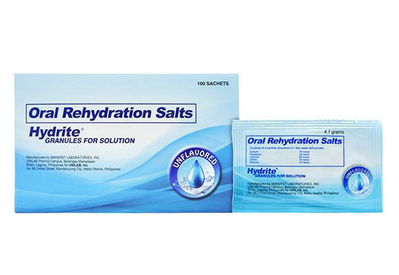 Hydrite Plain (Oral Rehydration Solution) Powder 4 g | Lazada PH
