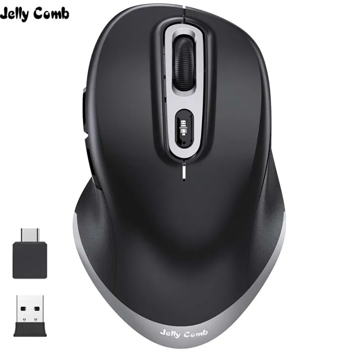 Jelly Comb Type C Wireless Mouse for MacBook Laptop Computer Mouse USB ...
