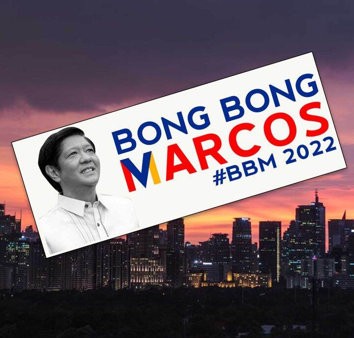 BBM Sticker 2022 | BongBong Marcos Sticker 2022 Set 2 | Car Decals ...