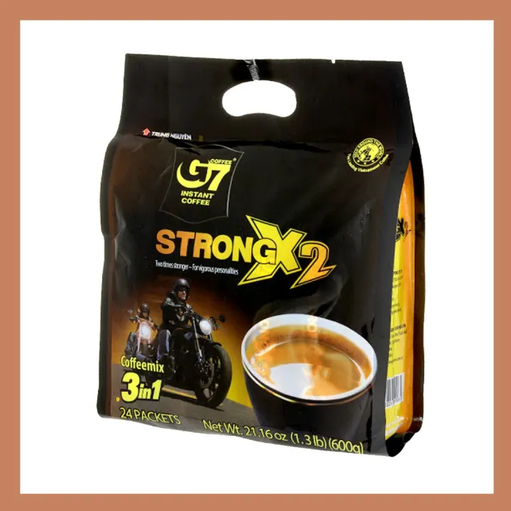 กาแฟเวียดนาม G7 STRONG X2 600g mix 3 in 1 600g | Lazada.co.th